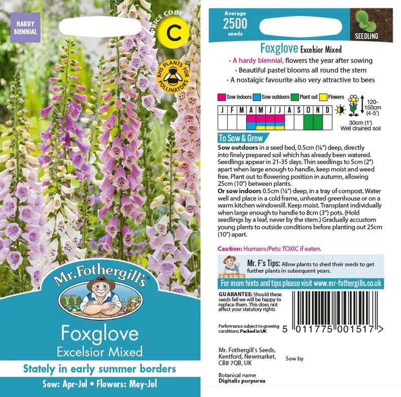 Foxglove Excelsior Mixed – O'Tooles Tools