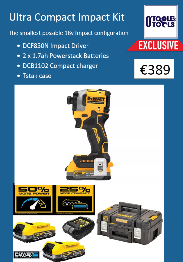 Dewalt Ultra Compact Impact Kit – O'Tooles Tools