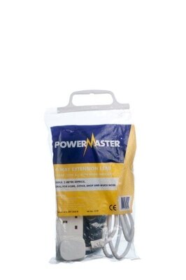 Powermaster 2M extension lead 4way – O'Tooles Tools