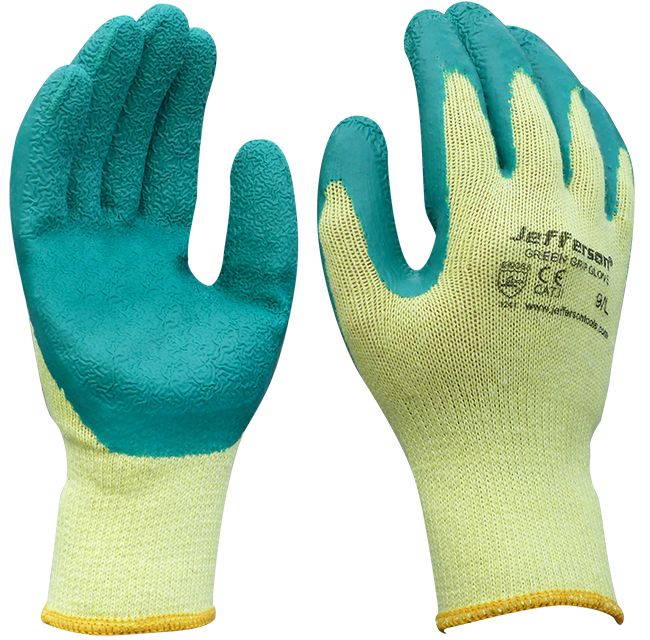 Jefferson Green Grip Gloves JEFGLGG – O'Tooles Tools